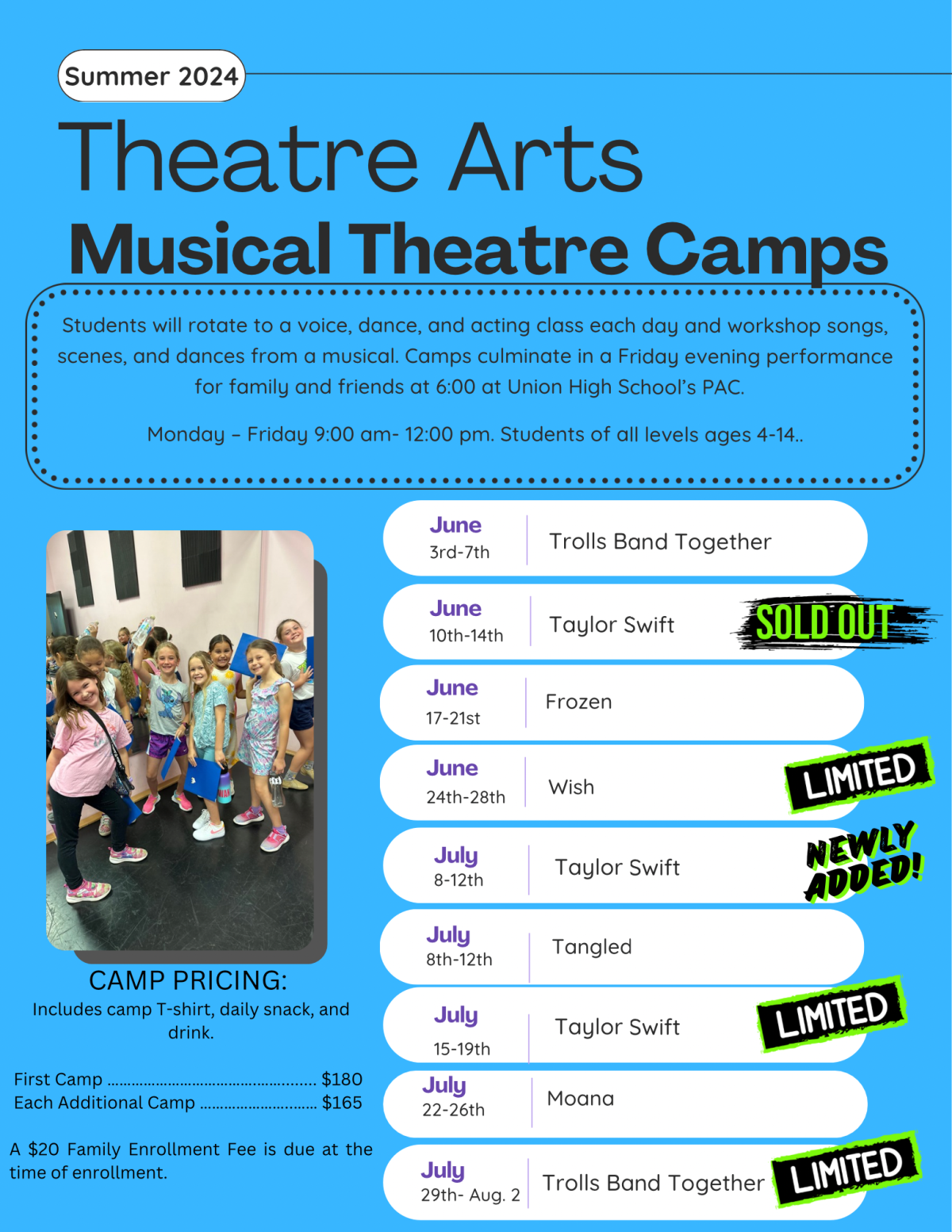 Musical Theatre Camps – Theatre Arts Tulsa