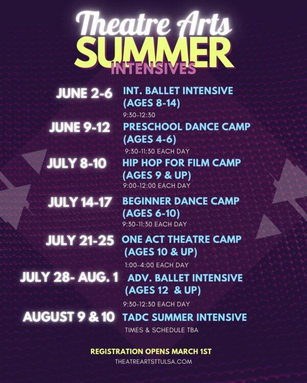 Summer Intensives – Theatre Arts Tulsa